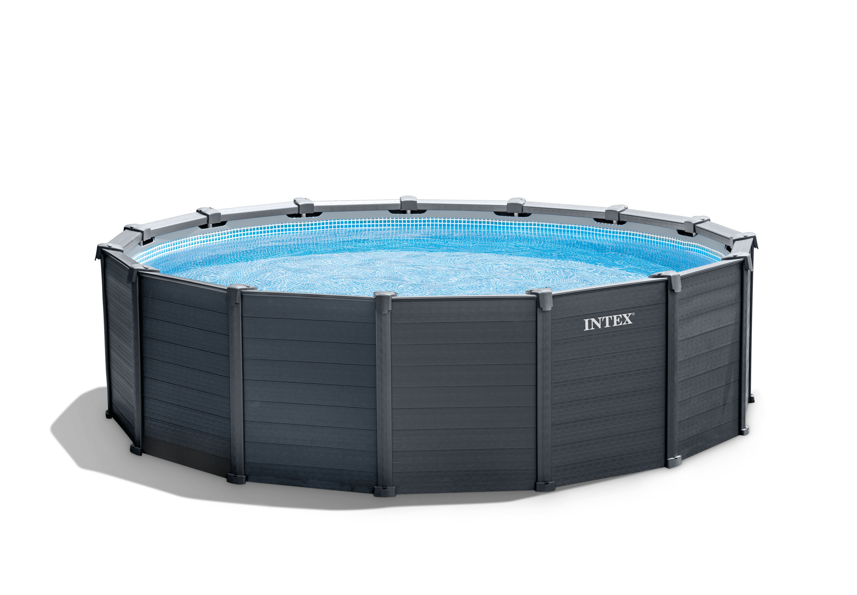 Intex Intex Graphite Grey Panel Pool 4.78 x 1.24M 26384 – Pool Pool